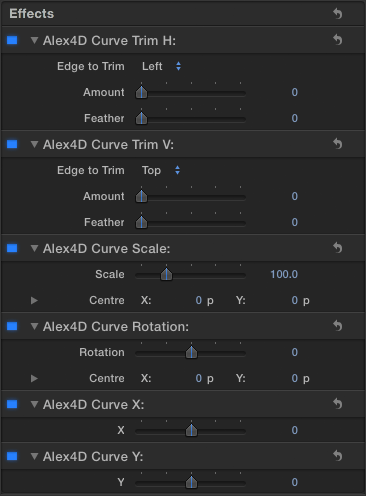 Free Final Cut Pro plugins: Alex4D Curves effects | alex4D old blog